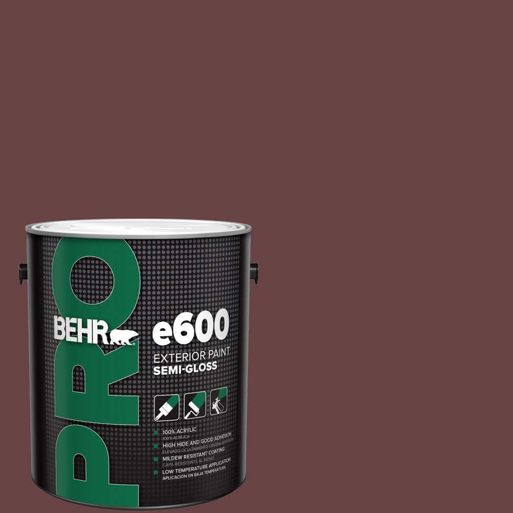 BEHR PRO 1 gal. #MQ1-14 Twinberry Semi-Gloss Exterior Paint PR67301 ...