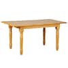 AndMakers Oak Selections 48-60 in. Rectangle Light Oak Dining Table ...