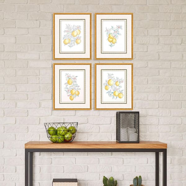 Paragon Inspire Studio 4 Piece Framed Giclee Nature Art Print 21 in. x ...