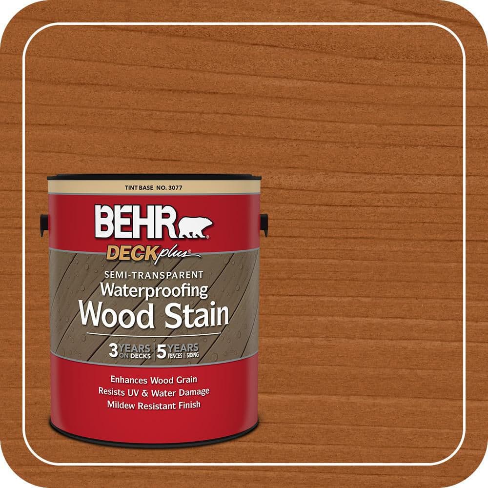 BEHR DECKplus 1 gal. #ST-240 Autumn Trail Semi-Transparent ...