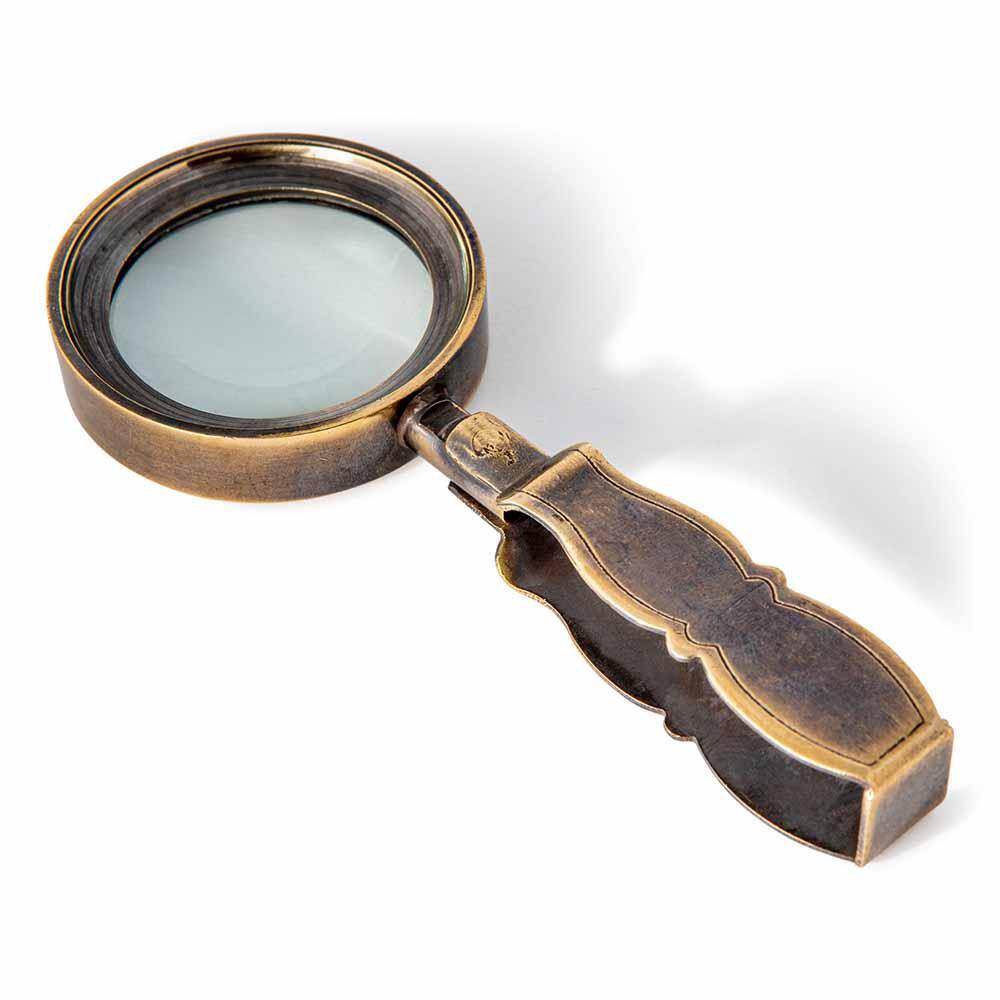 AUTHENTIC MODELS Sirius Vintage Travel Magnifier in Bronze/Burnished ...