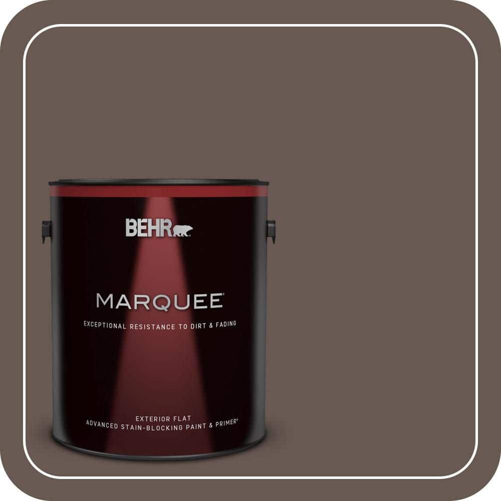 BEHR MARQUEE 1 gal. #MQ2-44 Museum Flat Exterior Paint & Primer 445301 ...