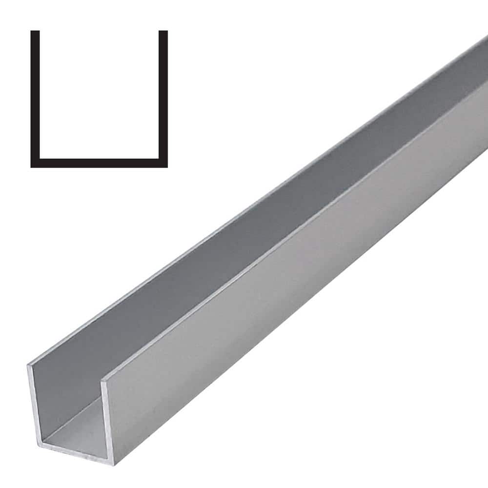 Alexandria Moulding AT 002 3/4 in. D x 3/4 in. W x 96 in. L Metal Mira ...
