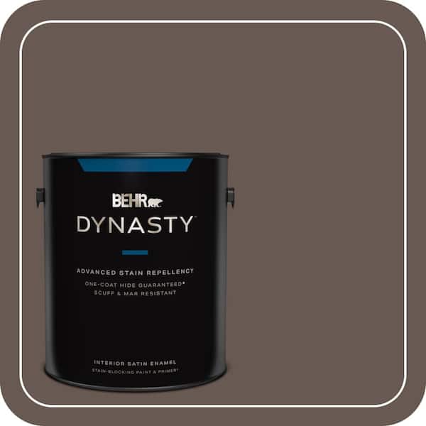 BEHR DYNASTY 1 gal. #MQ2-44 Museum One-Coat Hide Satin Enamel Interior ...