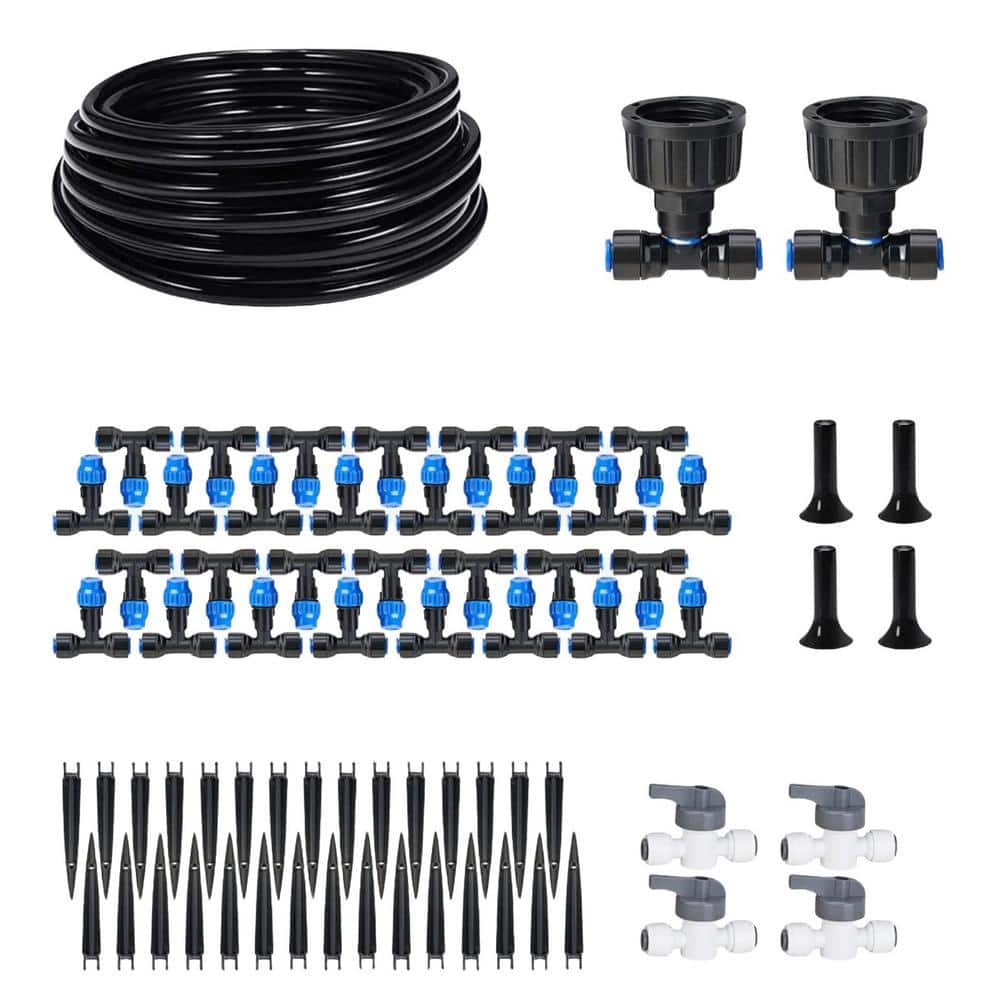 Angel Sar 118 ft. x 1/4 in. Greenhouse Automatic Drip Irrigation Tubing ...
