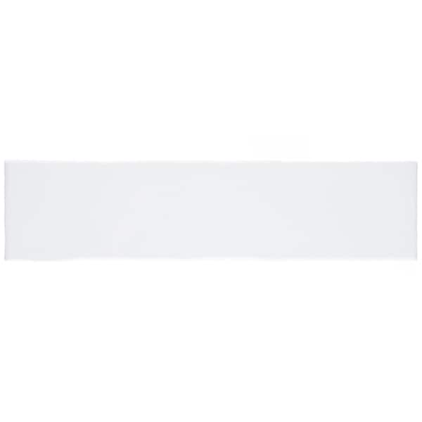 Merola Tile Castillo White 3 in. x 12 in. Ceramic Wall Take Home Tile ...