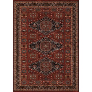 Couristan Old World Classics Pazyrk Burnished Rust 8 ft. x 11 ft. Area ...