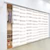 Rod Desyne Spotlight 70 in.-130 in. W x 94 in. L 6-Panel White Panel ...