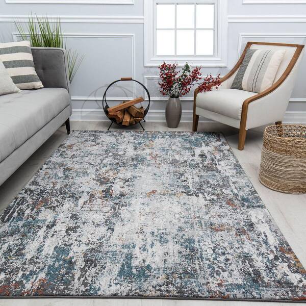 Rugs America Cadence Marble Beige 6 ft. x 9 ft. Area Rug RA30780 - The ...