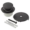 Everbilt Matte Black Toe Touch Drain Kit 866895 - The Home Depot