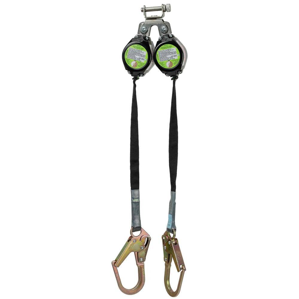 PeakWorks Leading Edge SRD 7.5 ft. Self Retracting Lifeline with Twin ...