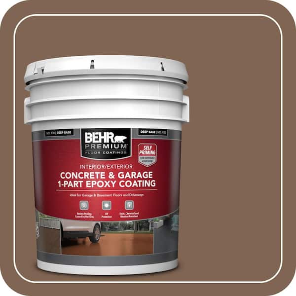 BEHR PREMIUM 5 gal. #N240-7 Joshua Tree Self-Priming 1-Part Epoxy Satin ...