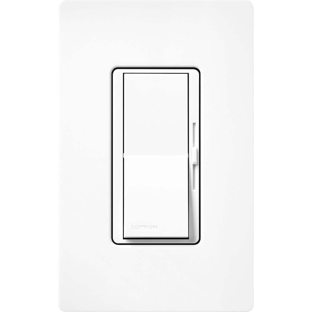 Lutron Diva Reverse-Phase Rocker Dimmer Switch, 250-Watt LED/Single ...