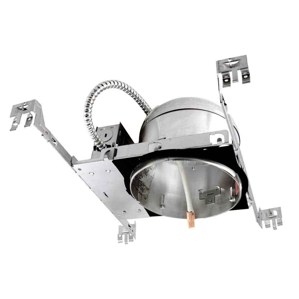 NICOR 6 in. Aluminum LED Recessed New Construction Shallow Housing, IC ...
