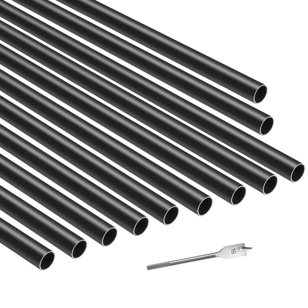 SVOPES 51-Pack 32 in. Aluminum Stair Balusters, Round Metal Spindles ...