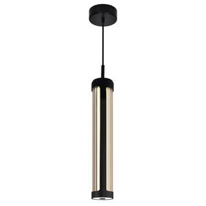 UMEILUCE 20 Watt 2-Light Black Modern Integrated LED Mini Pendant Light ...
