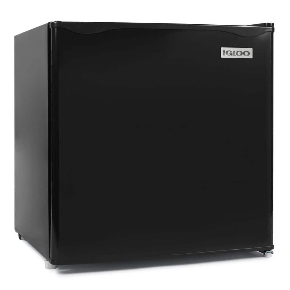 IGLOO 1.6 cu. ft. Single Door Mini Refrigerator with Freezer in Black ...