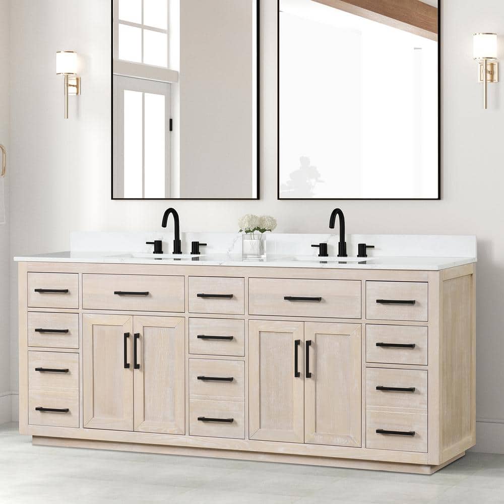 HBEZON Aphrodite 84 in. W x 22 in. D x 36 in. H Freestanding Bath ...