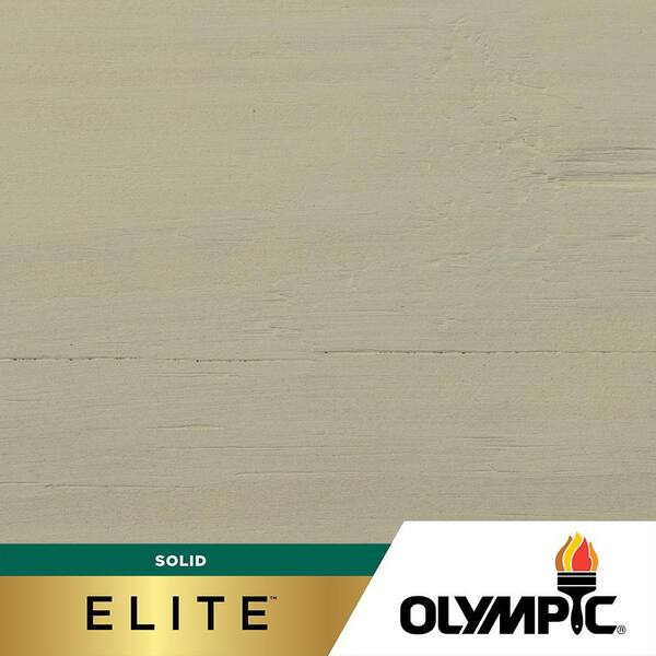 Olympic Elite 8 oz. SC-1032 Fog Solid Advanced Exterior Wood Stain ...