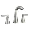 MOEN Halle 8 in. Widespread 2-Handle High-Arc Bathroom Faucet in Spot Resist Brushed Nickel ...
