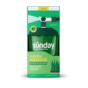 SUNDAY Green Machine Lawn Liquid Fertilizer 42.3 fl oz 5,000 sq ft ...