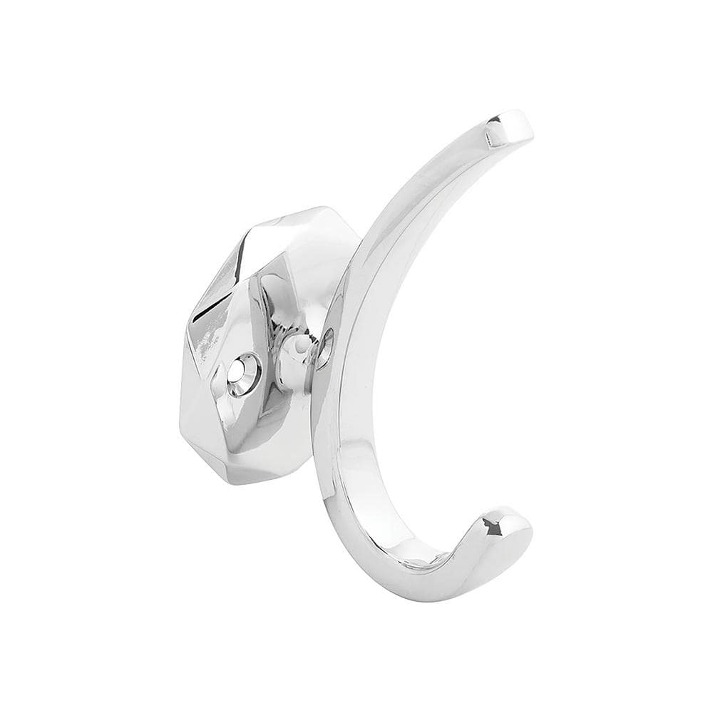 HICKORY HARDWARE Karat 1-1/4 in. Chrome Hook (5-Pack) H077848CH-5B ...