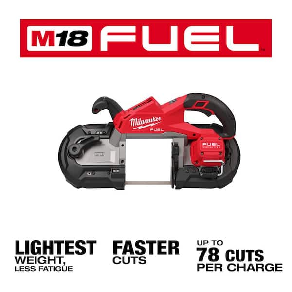 Milwaukee M18 FUEL 18V Lith-Ion Brushless Cordless Deep Cut Band Saw w ...