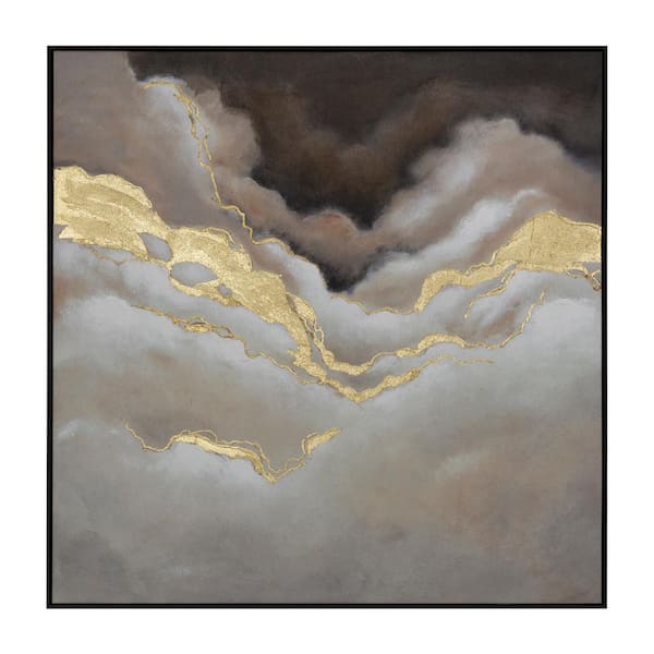 Yosemite Home Decor 'Stratus II' - 39"x39", Wall Art Hand Painted on ...