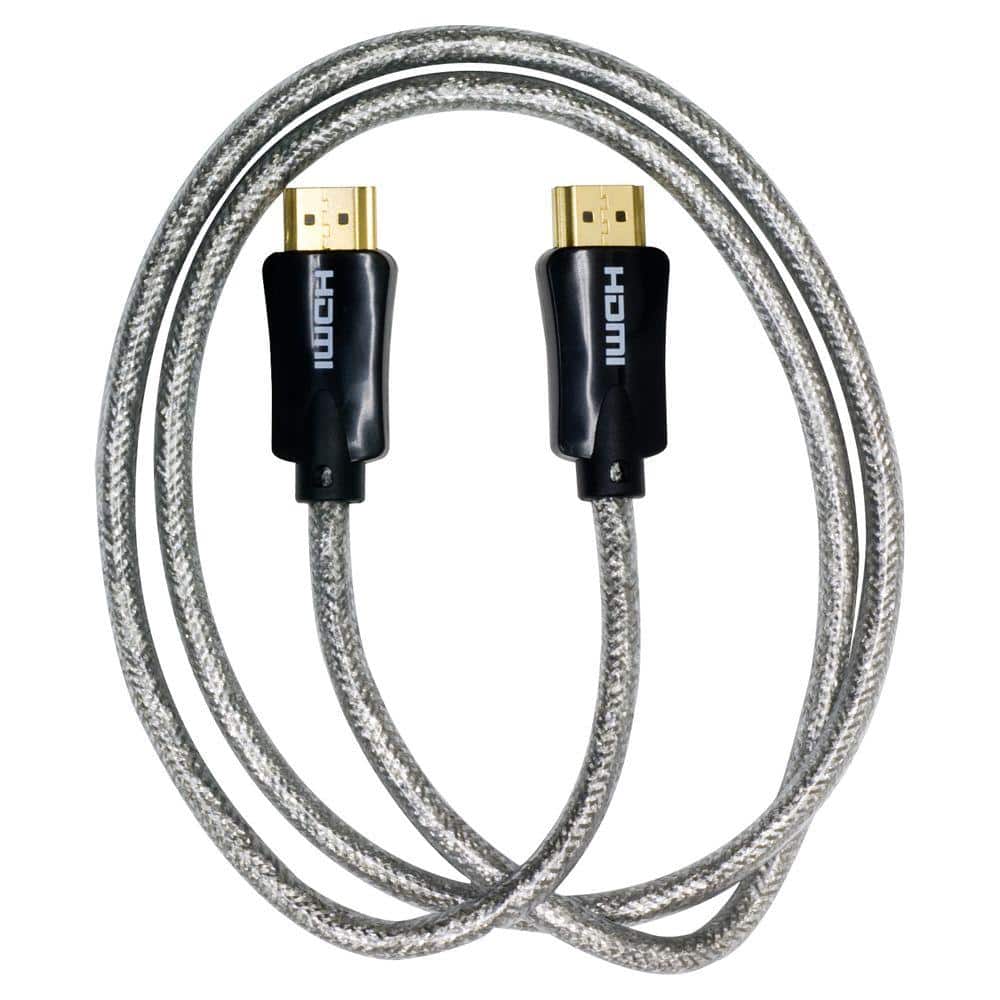 GE Ultra Pro 3 ft. HDMI Cable - Black 24204 - The Home Depot