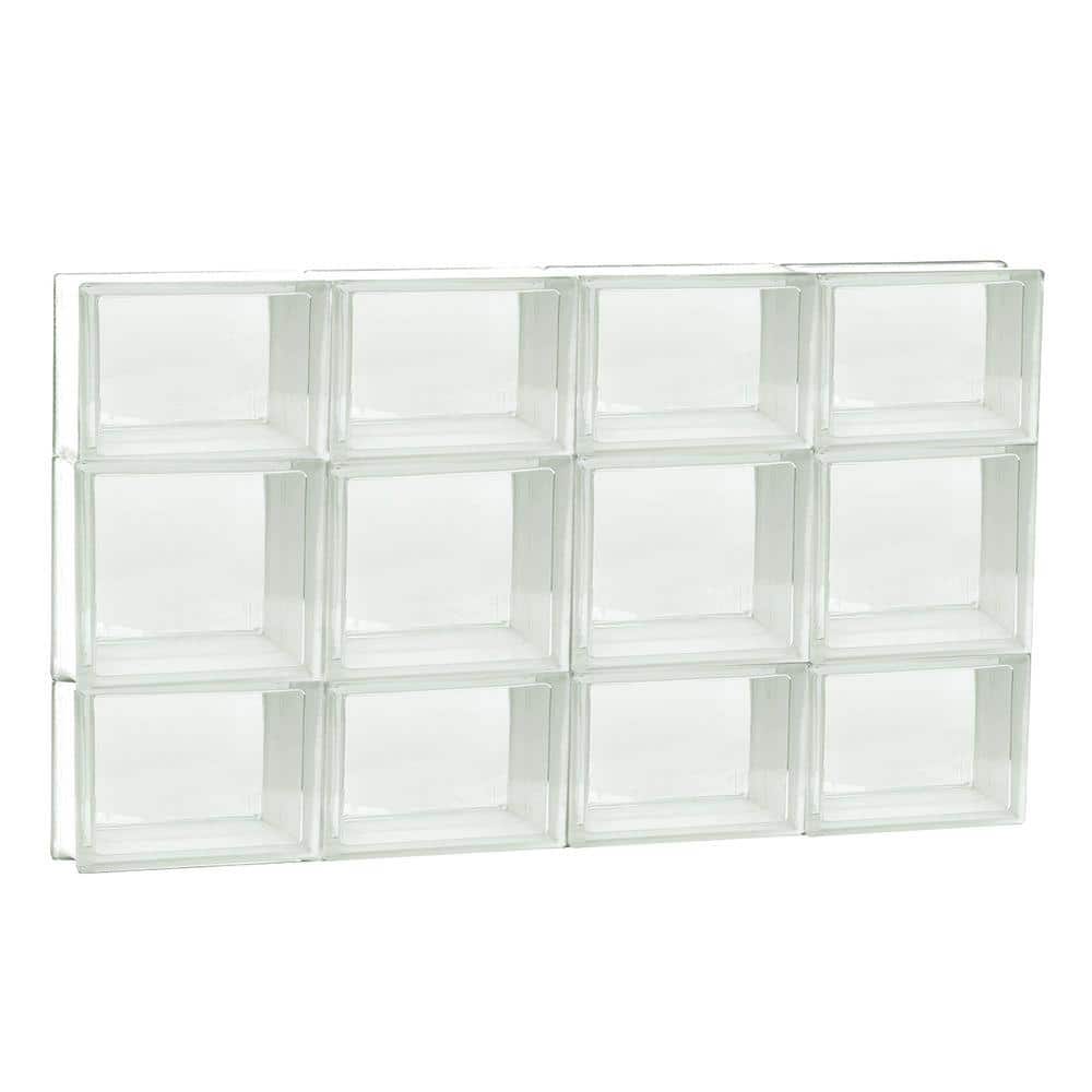Clearly Secure 31 in. x 19.25 in. x 3.125 in. Frameless Clear Non ...