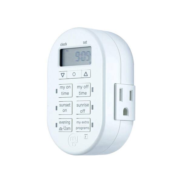 myTouchSmart 24-Hour Programmable Indoor Digital Timer 33860 - The Home ...