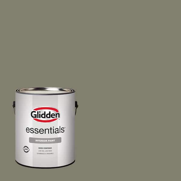 Glidden Essentials 1 gal. PPG1028-5 Autumn Gray Eggshell Interior Paint ...