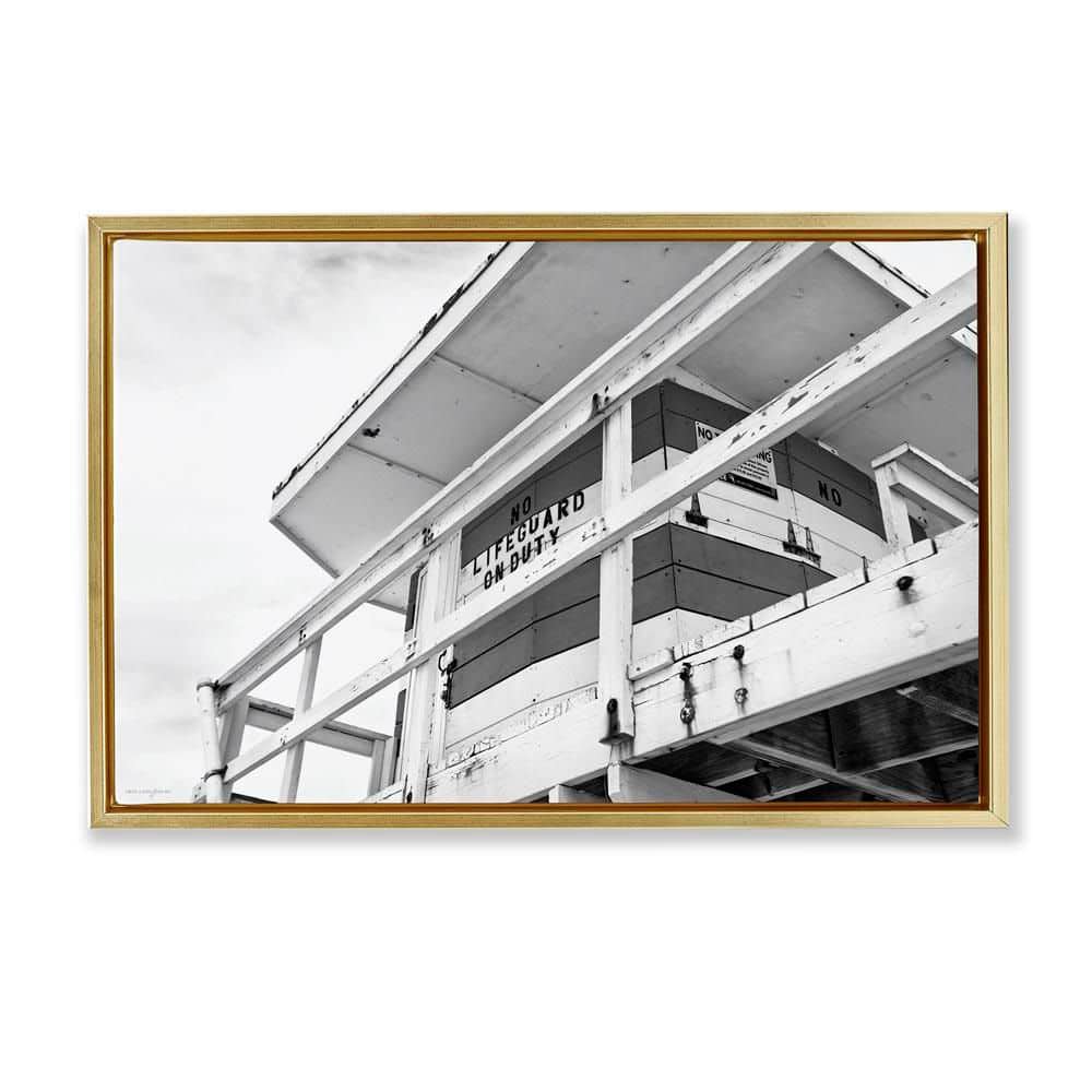Stupell Industries Lifeguard Building on Beach by Seven Trees Design ...