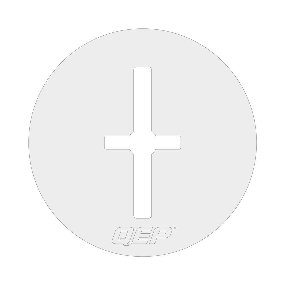 QEP Clear 2.5 in. W Plastic Protection Plate Tile Leveling System 100 ...