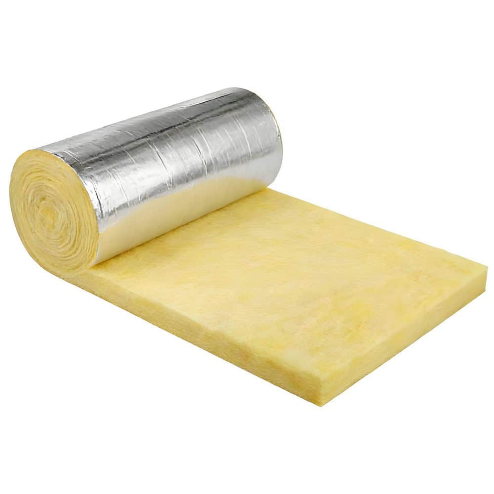 48 in. x 25 ft. Aluminum Foil Fiberglass Insulation Radiant Barrier For ...