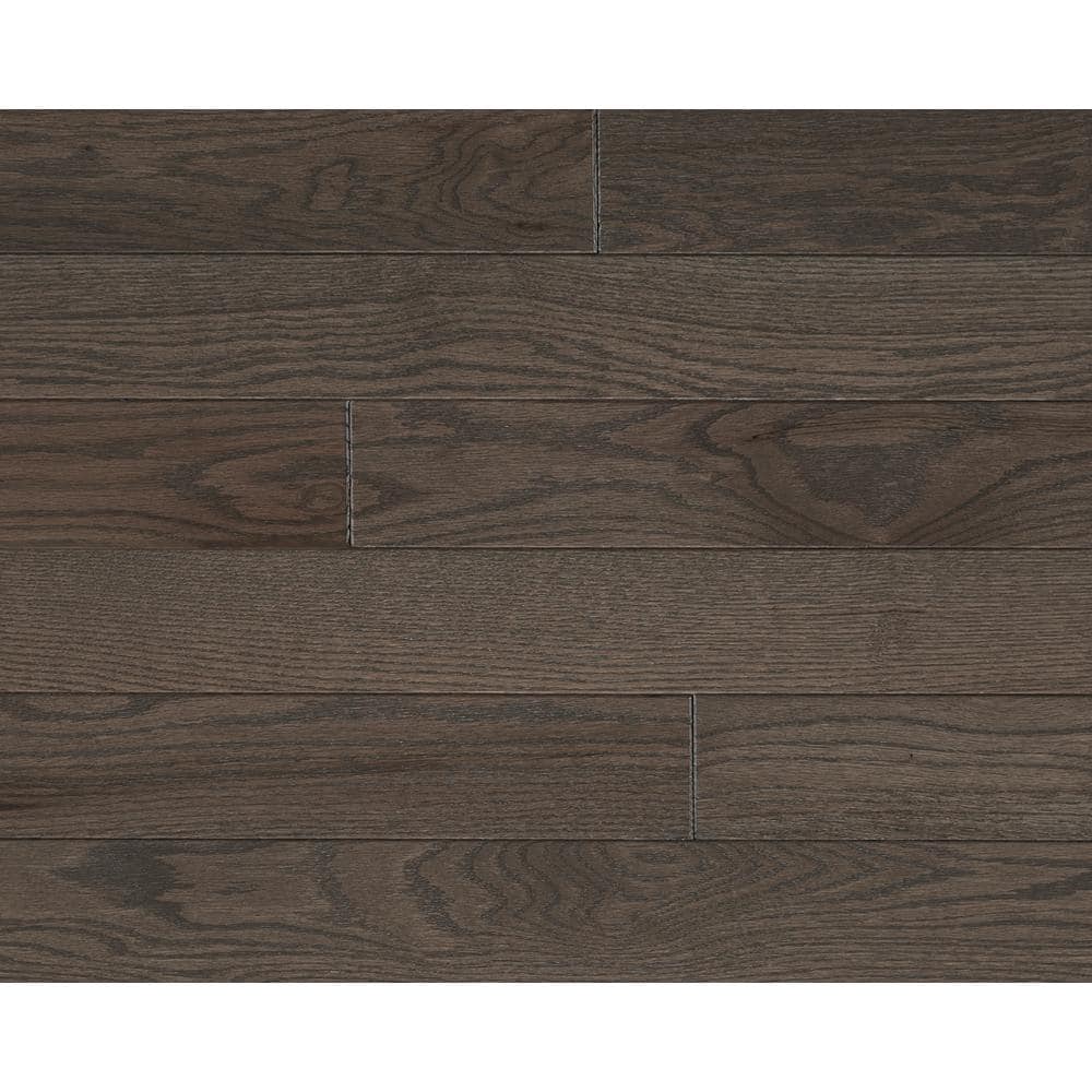 CENTURY FLOORING Barnwood Red Oak 3/4 in. T x 3.25 in. W Solid Hardwood ...