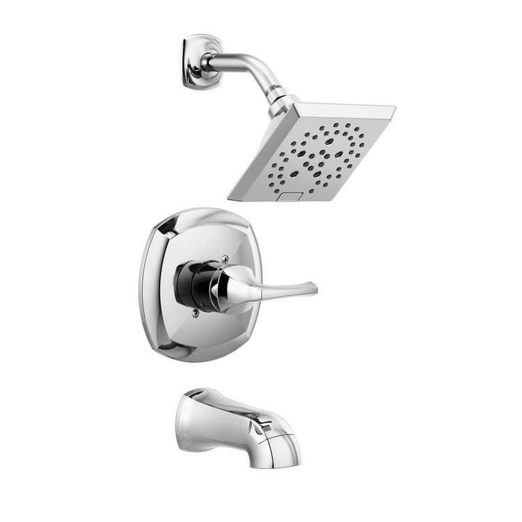 Delta Portwood Single-Handle 5-Spray Tub and Shower Faucet with ...