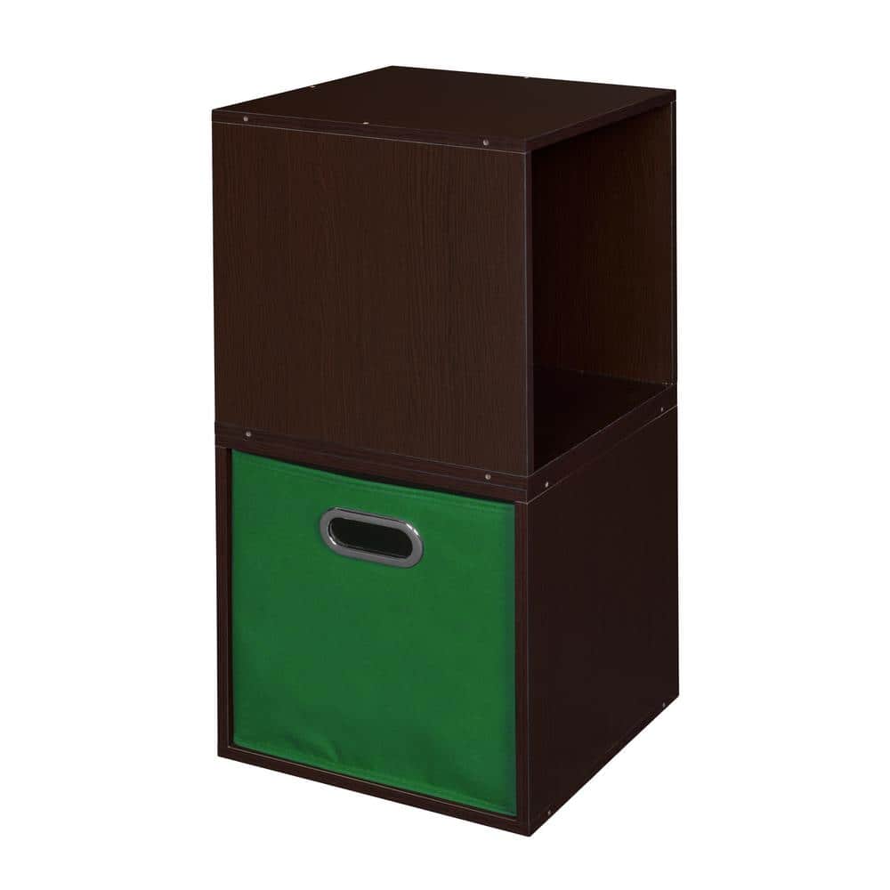 Niche 26 in. H x 13 in. W x 13 in. D Wood 2- Cube Organizer ...