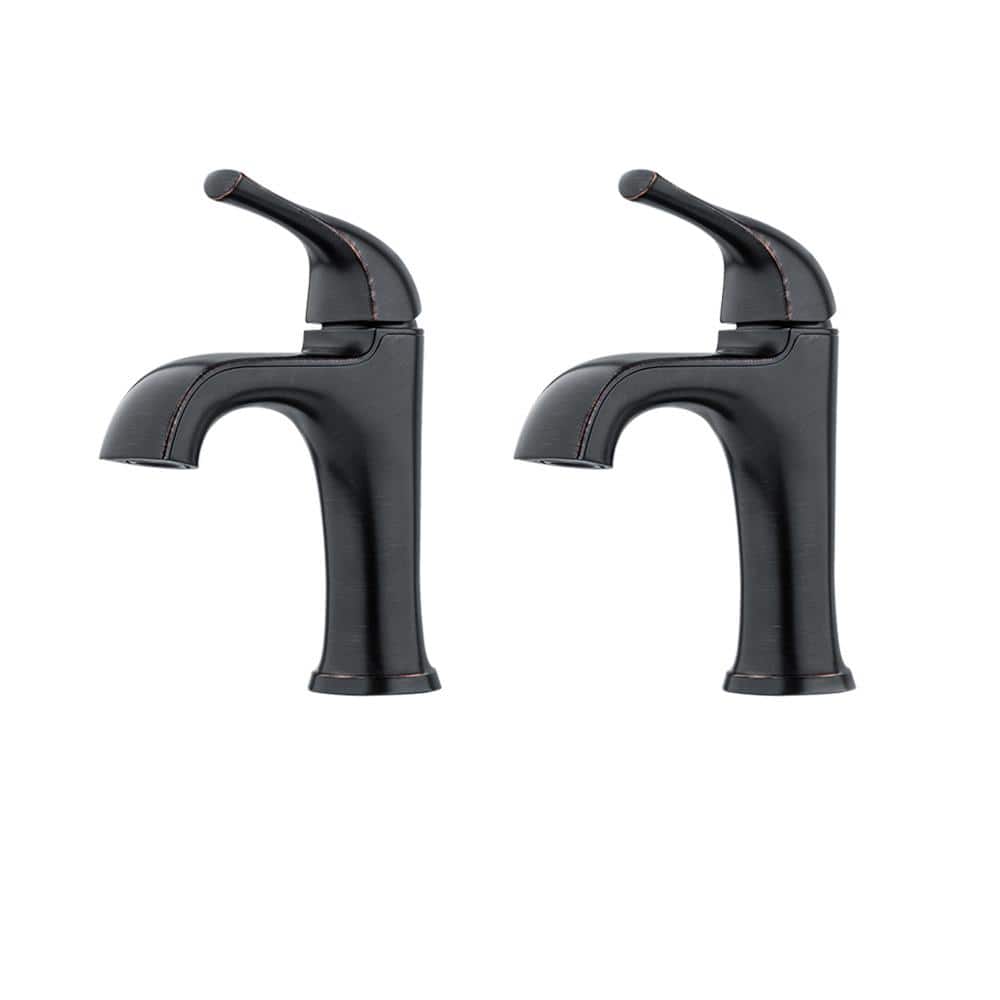 Pfister Ladera Single Handle Single Hole Bathroom Faucet in Tuscan ...