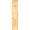 Kimberly Bay 18 in. x 96 in. 6-Panel Pine Unfinished Solid Core ...