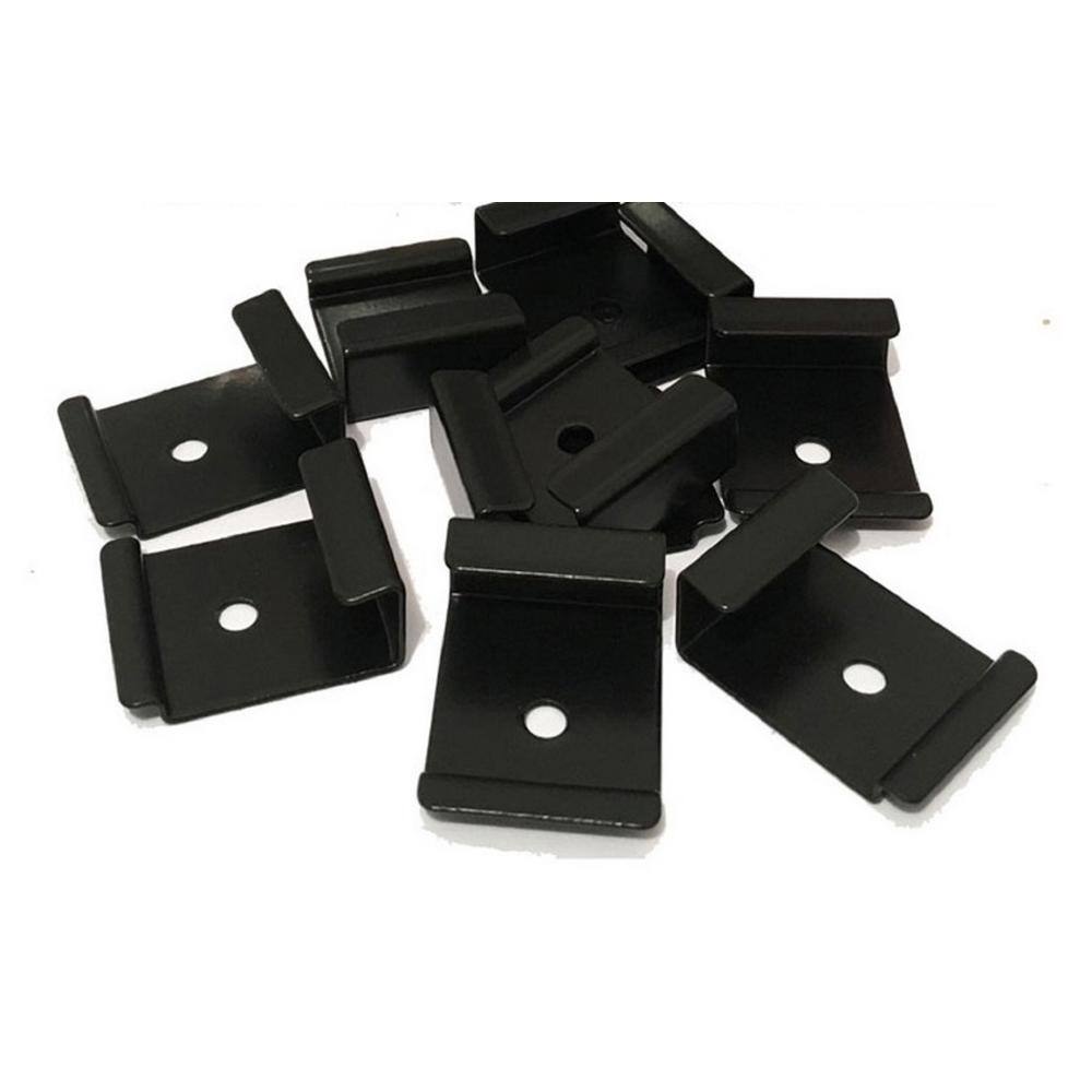 Dasso Black Steel Soffit Starter Clips (100-Piece/Pack)-ASF-SC1-BK-100 ...