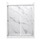 CRAFT + MAIN Cove Sliding 60 in. L x 30 in. W x 78 in. H Right Drain ...