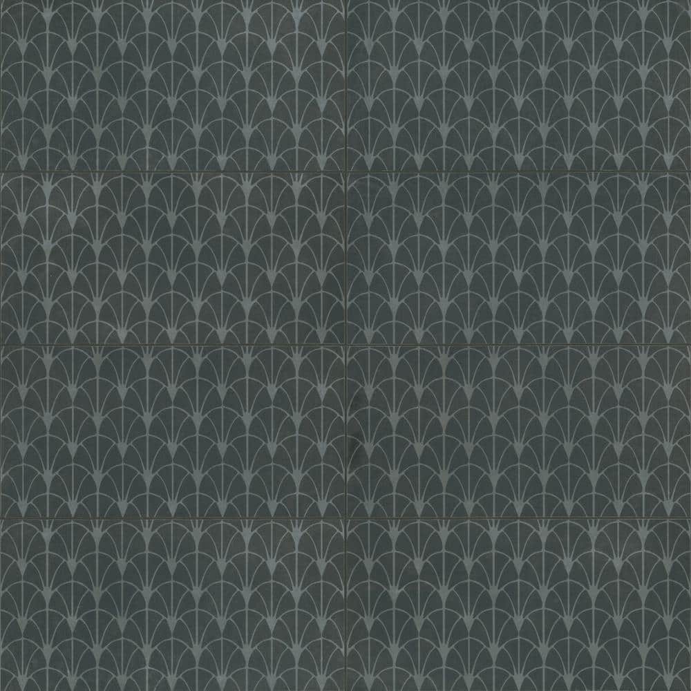 Bedrosians Wave 12 in. x 24 in. Honed Coal Porcelain Tile (15.5 sq. ft ...