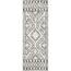 nuLOOM Lacey Moroccan Tribal Shag Off White 6 ft. x 6 ft. Round Area ...