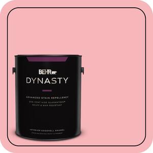 BEHR PREMIUM PLUS 8 oz. #130A-3 Ballerina Pink Flat Interior/Exterior ...