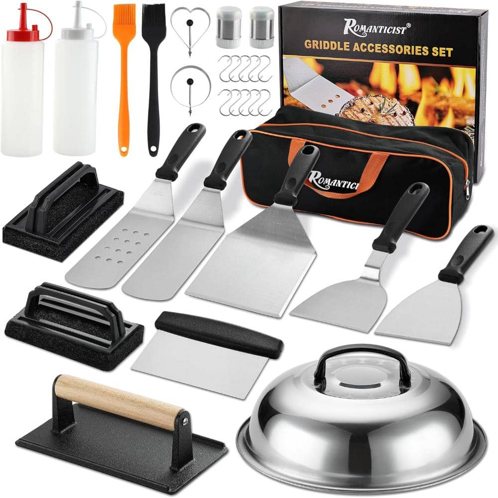 Primehome 15-Piece Grill Basket Set for Blackstone and Camp Chef, with ...