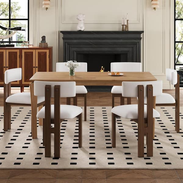 CHRISTOPHER KNIGHT HOME Benao 7-Piece Upholstered Dining Set, Iron ...