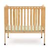 Delta Children Portable Natural Folding Crib with Mattress 4472-260 ...