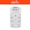 Commercial Electric 6-Outlet Smart Surge Protector with 4 USB Ports ...