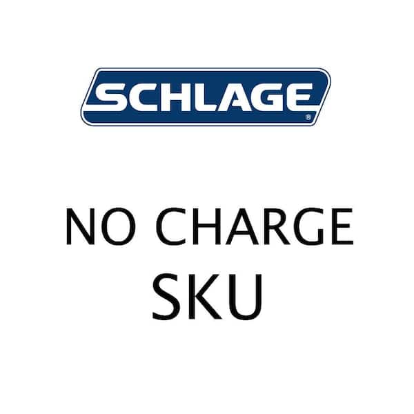 Schlage No Charge Sku 735027 - The Home Depot